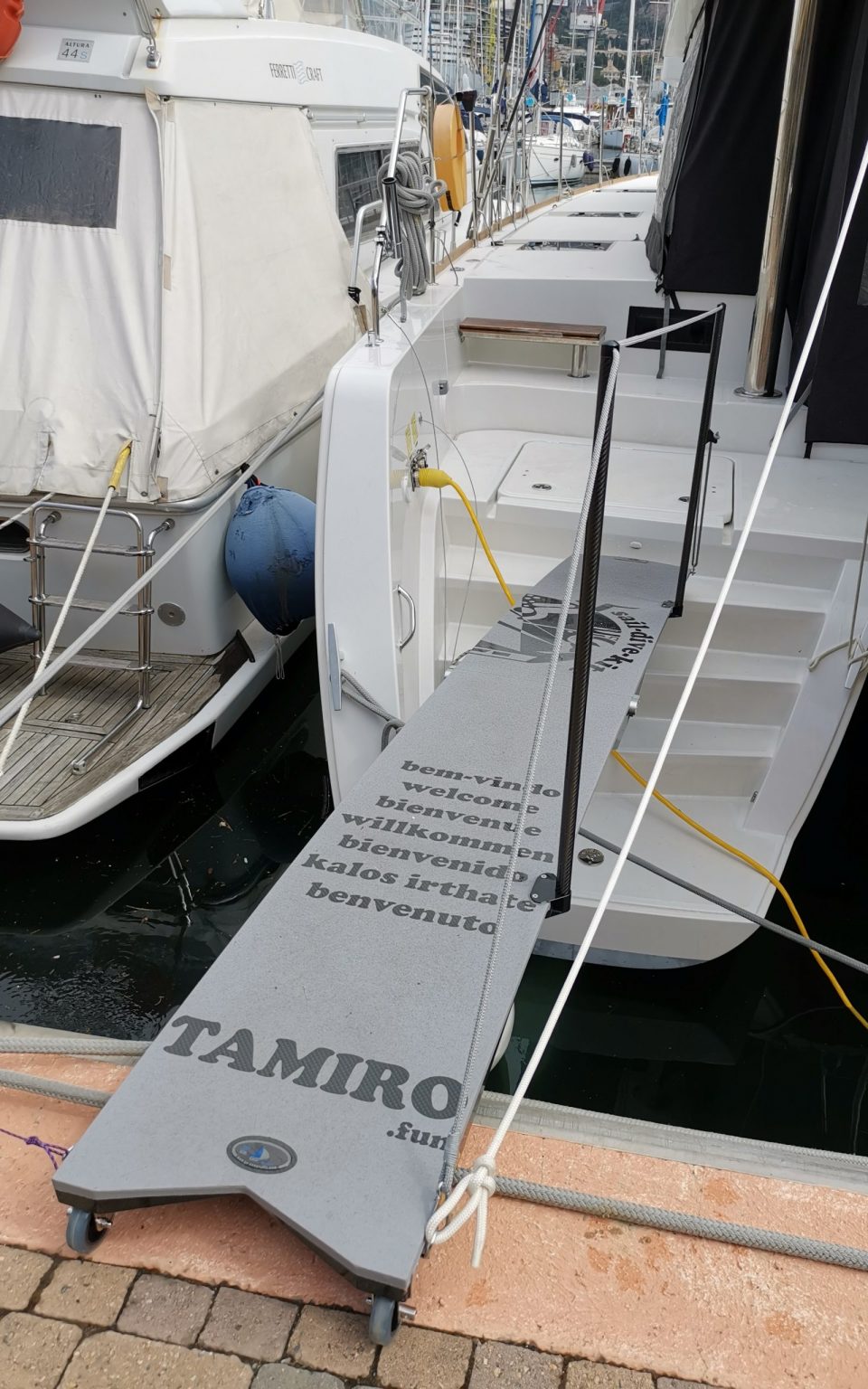 Carbon Handrail — Calibra Marine Equipment Ltd